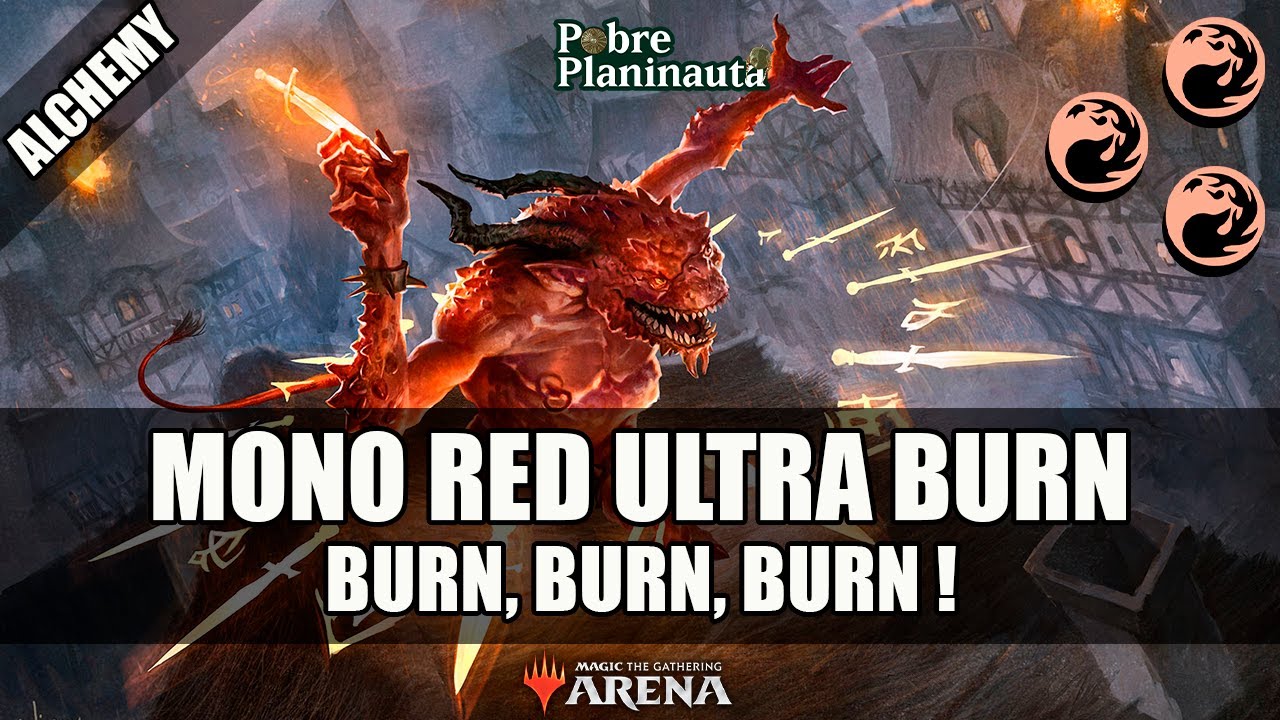 QUEIMANDO PONTOS DE VIDA - Mono Red Burn - MTG Arena Alchemy - LOTR ...