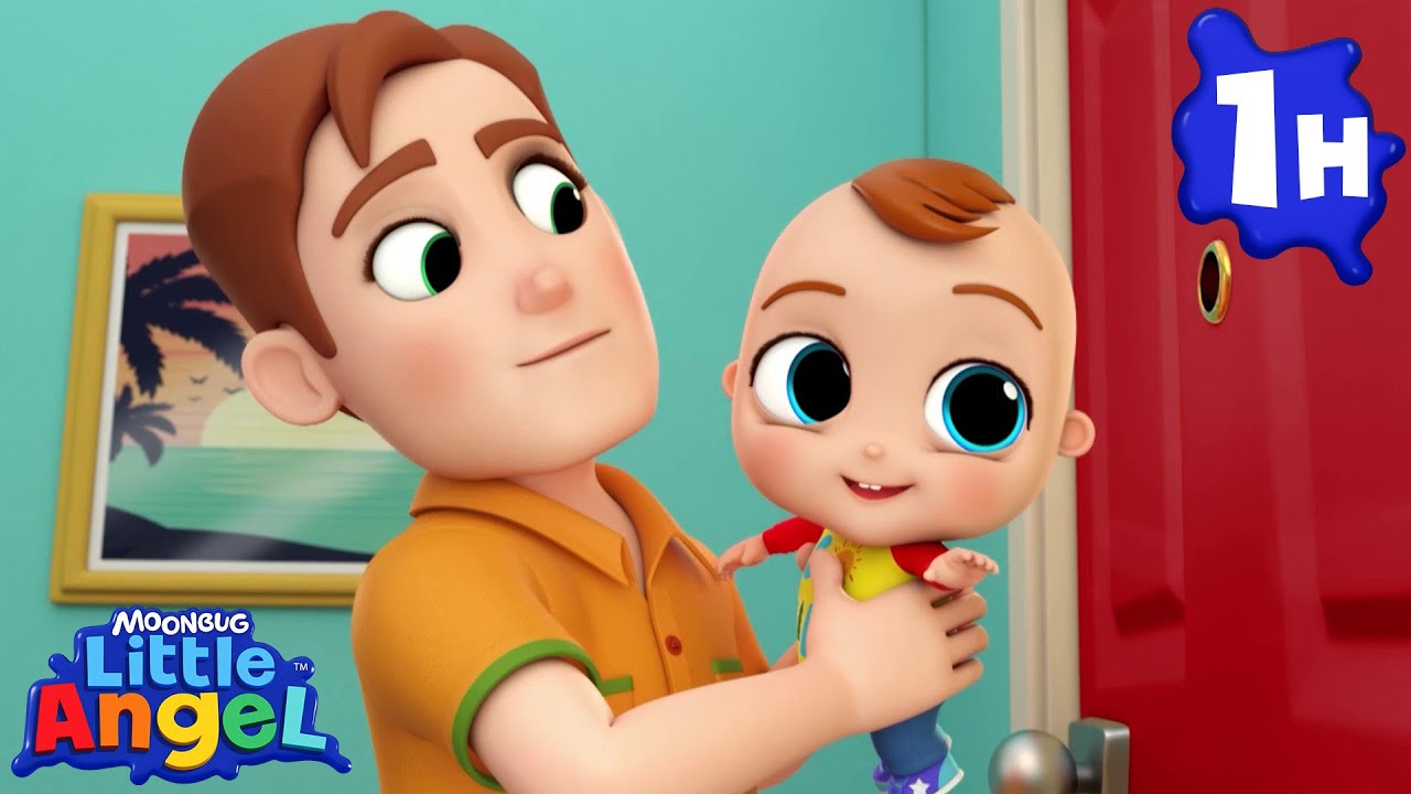Who's At The Door? | Little Angel 1 Hour | Moonbug Kids - Fun Stories ...