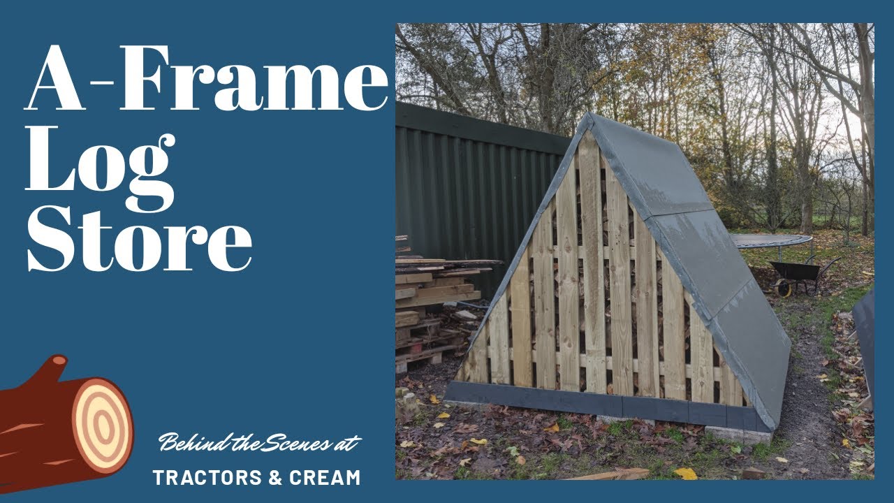 A- Frame Log Store - YouTube
