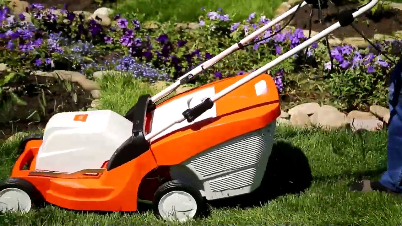 Газонокосилка STIHL RME 443 - YouTube