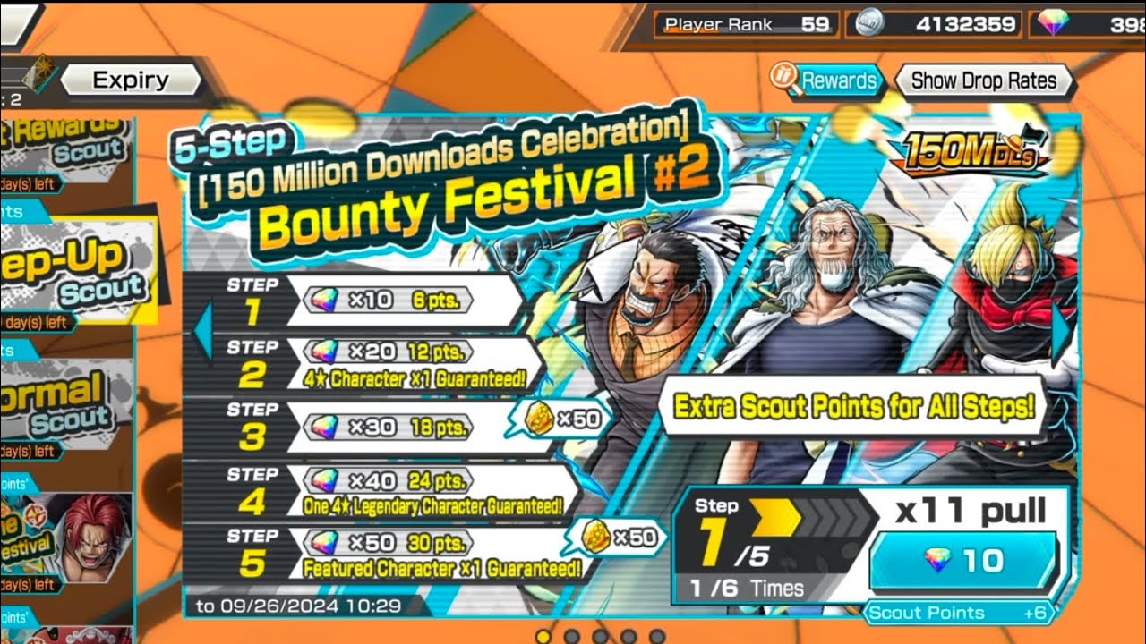 [150 Million Downloads Celebration] Bounty Festival #2A Bounty Festival ...