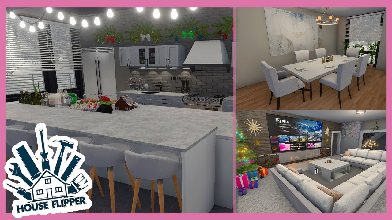 House Flipper - Let It Snow (Speed Build) Christmas Theme Home - YouTube