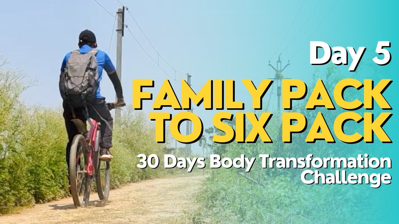 DAY 5- FAMILY PACK TO SIX PACK 30 DAYS CHALLENGE - YouTube