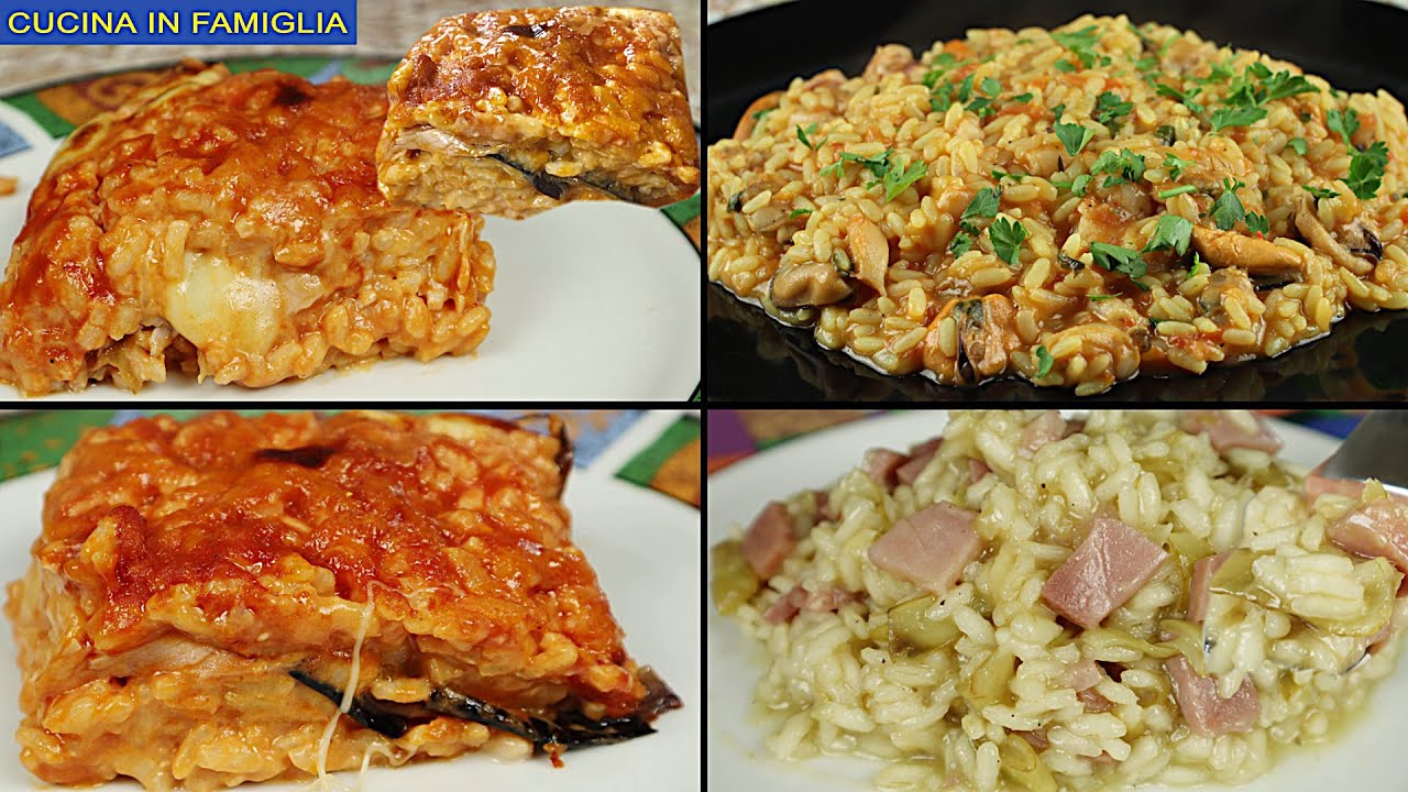 😋 ECCO 3 IDEE SFIZIOSE PER CHI AMA I RISOTTI 😋 - YouTube
