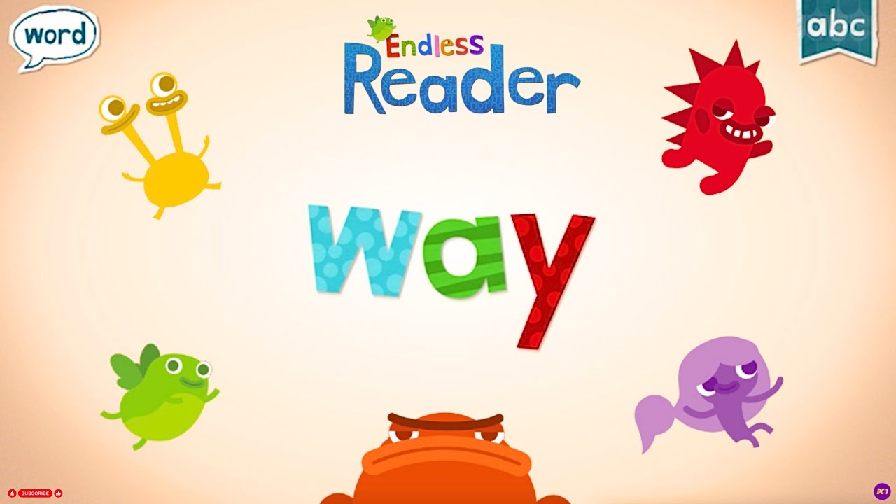 Endless Reader | Exploring 'WAY': Learning Sight Words the Fun Way ...