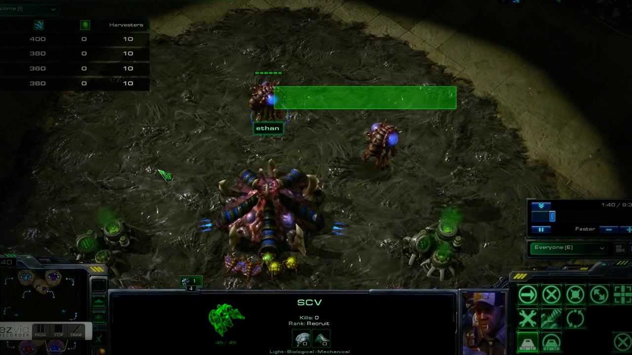 Starcraft 2 Zerg Speedling Build - YouTube