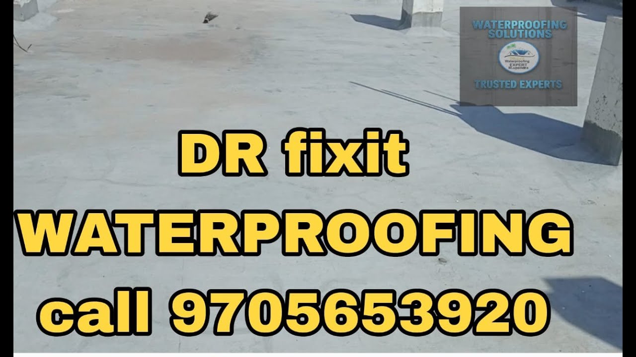 DR fixit waterproofing solutions#fixit - YouTube