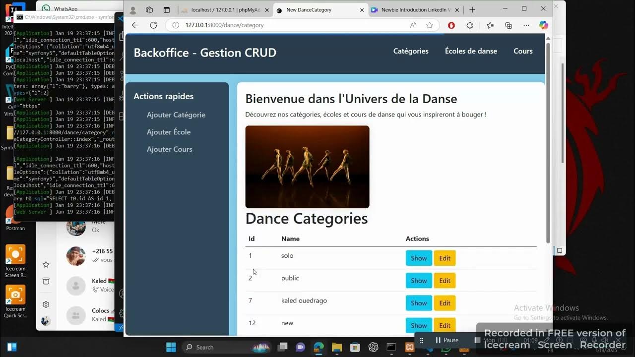 Symfony twig dance - YouTube