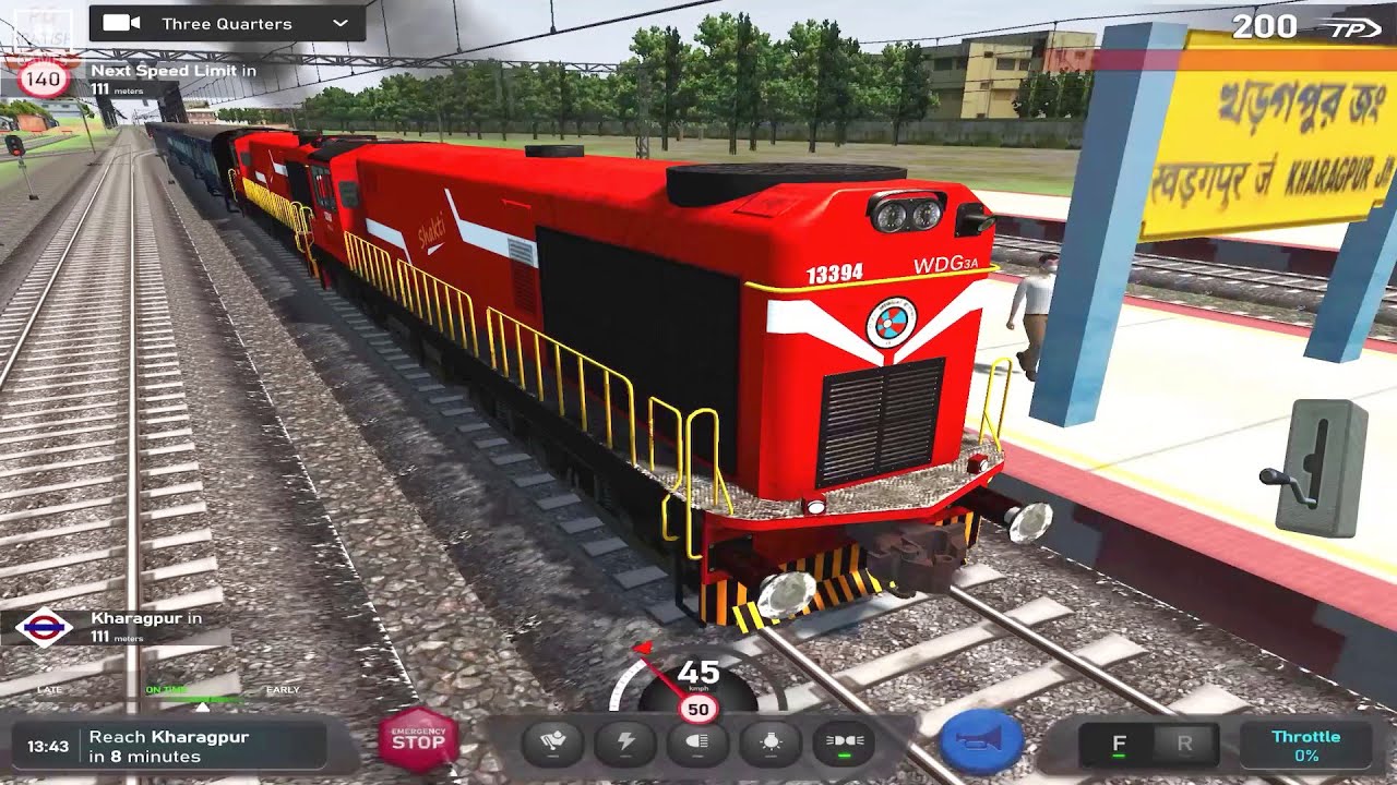 Indian Train Simulator - #1 ALCO WDG3A Shakti - Android iOS Gameplay ...