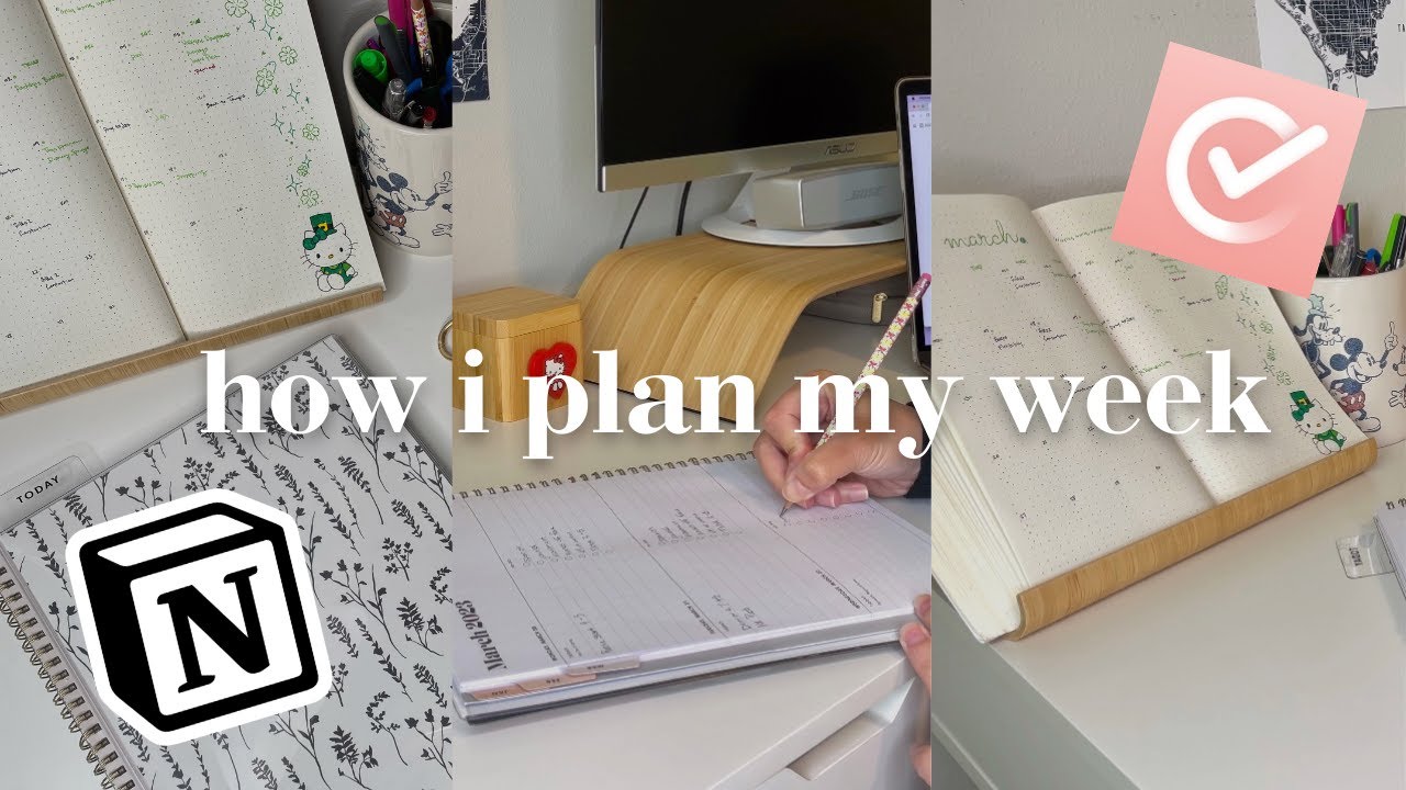 PLAN WITH ME - weekly planner routine - YouTube