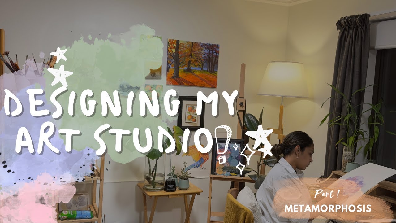 Metamorphosis – Designing my Studio Part 1 – Spare room makeover. - YouTube