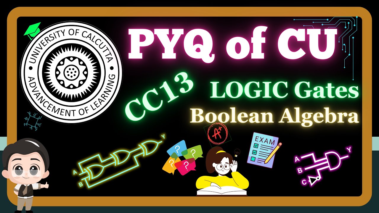 Logic gates PYQ CU - SEM6 CC13 Calcutta University Previous Year ...