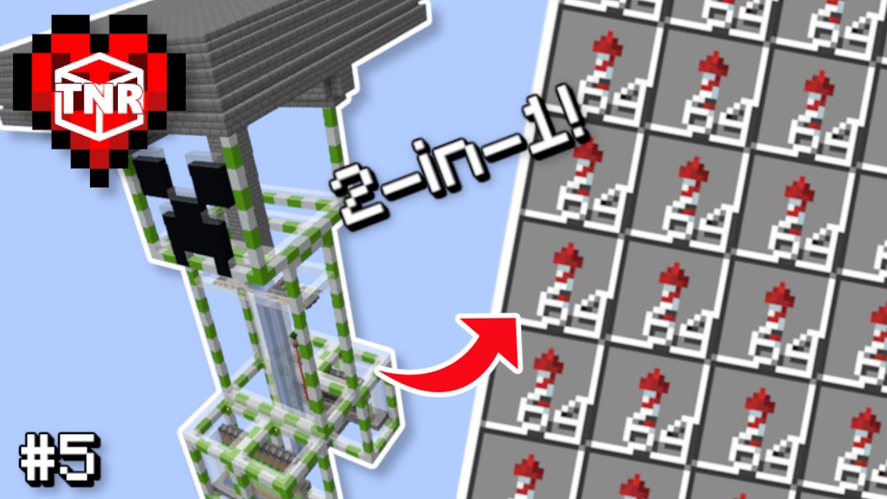 A Farm That Makes INFINITE Firework Rockets in Hardcore Minecraft - YouTube