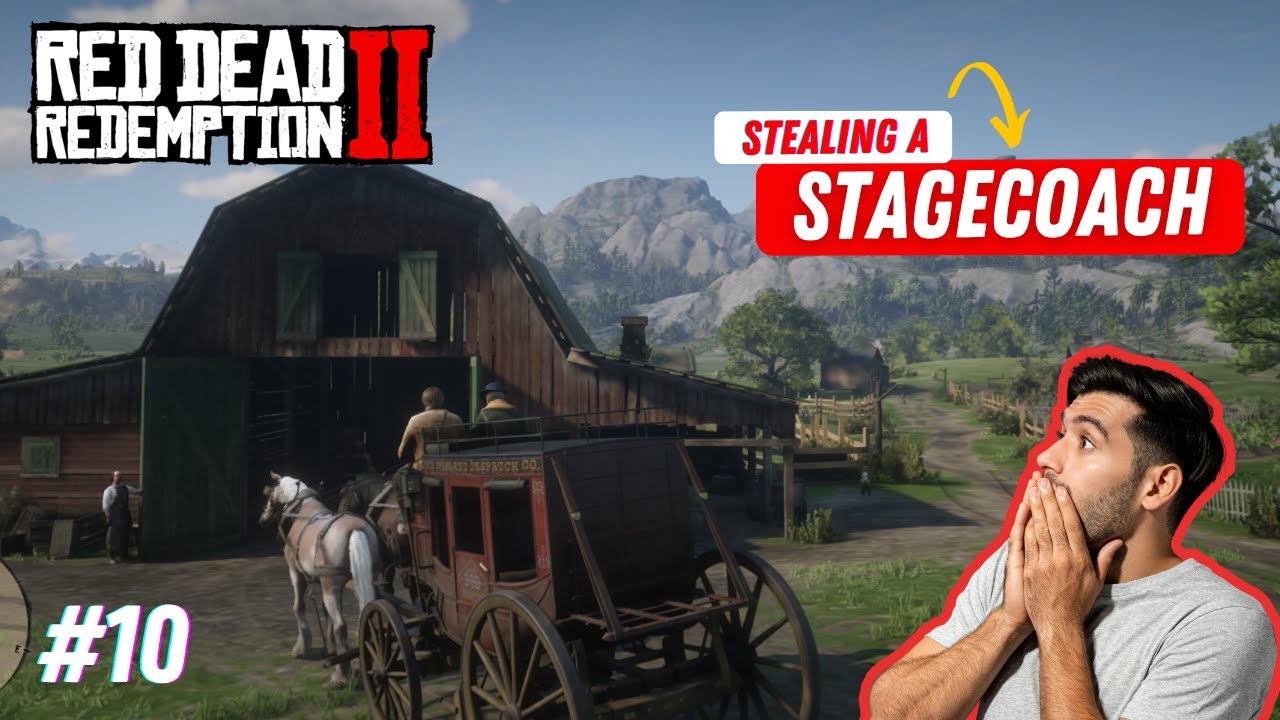 Stealing a Stagecoach with Hosea | RDR2 | Gameplay #10 - YouTube