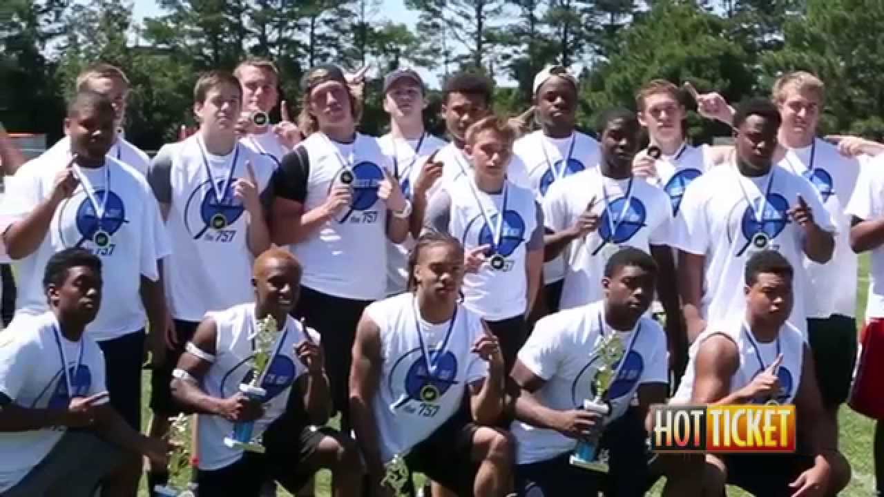 Best of the 757 Football Combine - Hot Ticket 2014 - YouTube