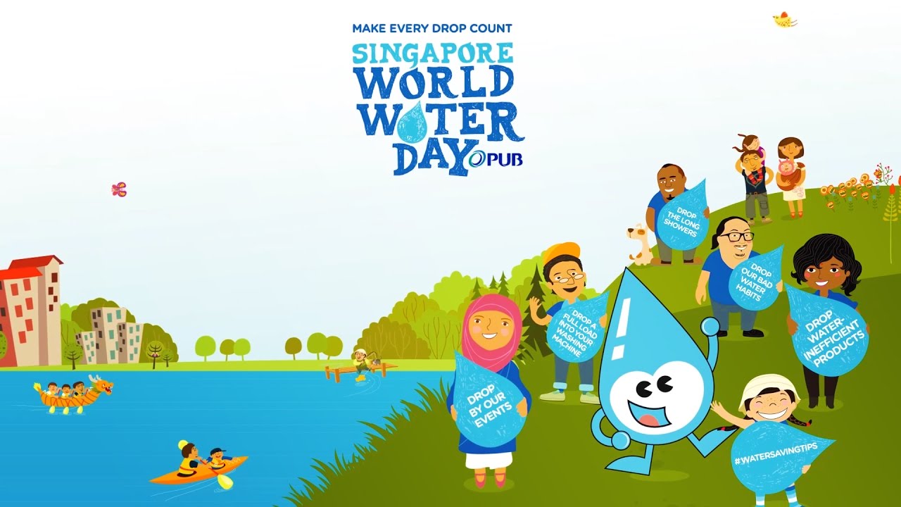 SG World Water Day 2017: Five Water Saving Tips - YouTube