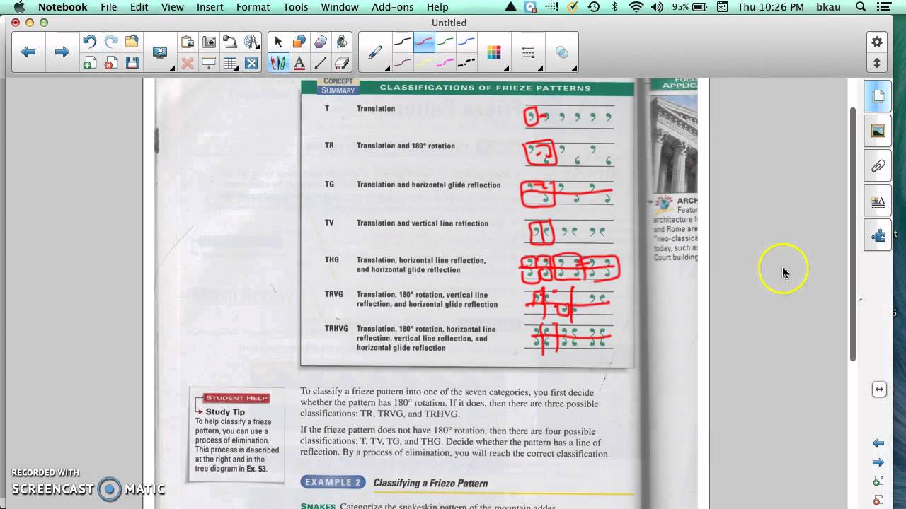 Frieze Patterns - Geometry - YouTube