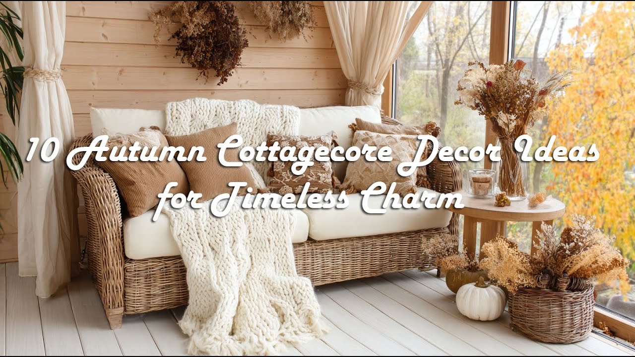 Cozy Up Your Vintage Nest: 10 Autumn Cottagecore Decor Ideas for ...