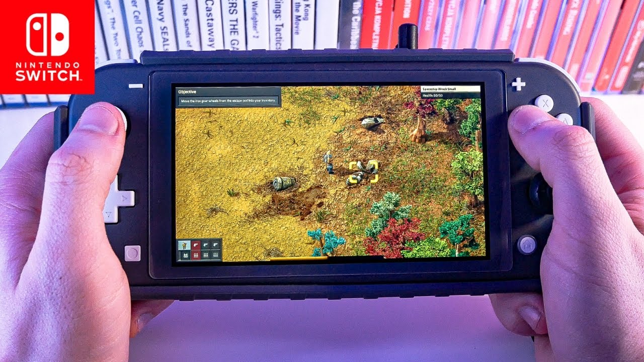 Factorio Nintendo Switch Lite GAMEPLAY - YouTube