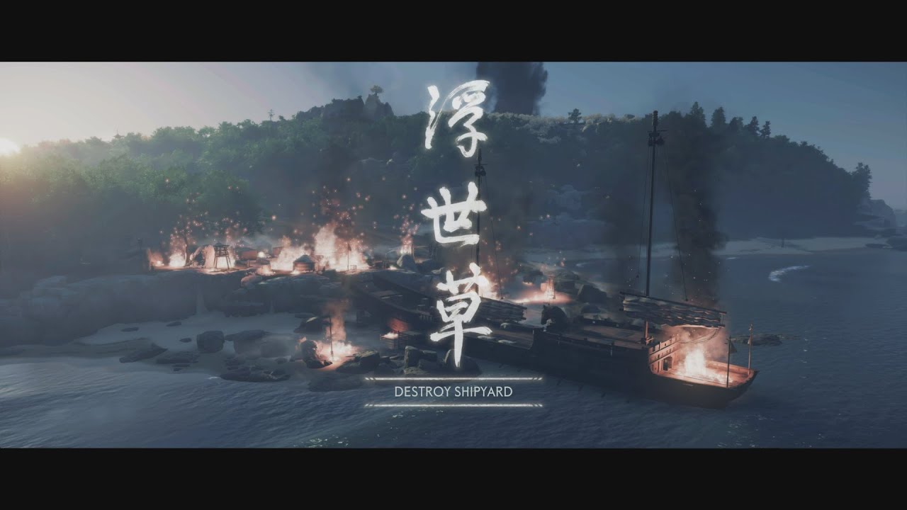 Ghost of Tsushima - Destroy Shipyard - Where to Find the Black Powder ...