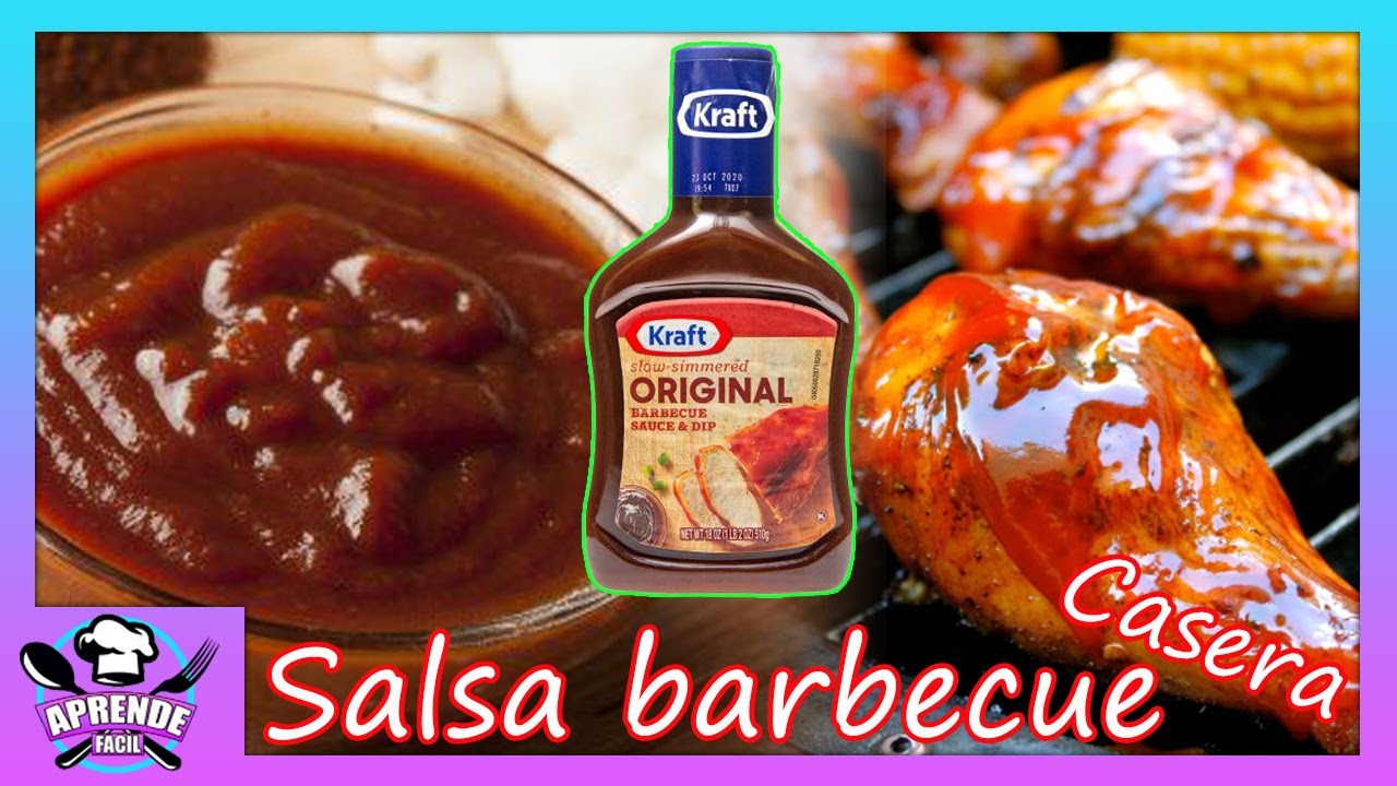 COMO HACER SALSA BARBECUE CASERA 😋FÁCIL Y RÁPIDO - YouTube