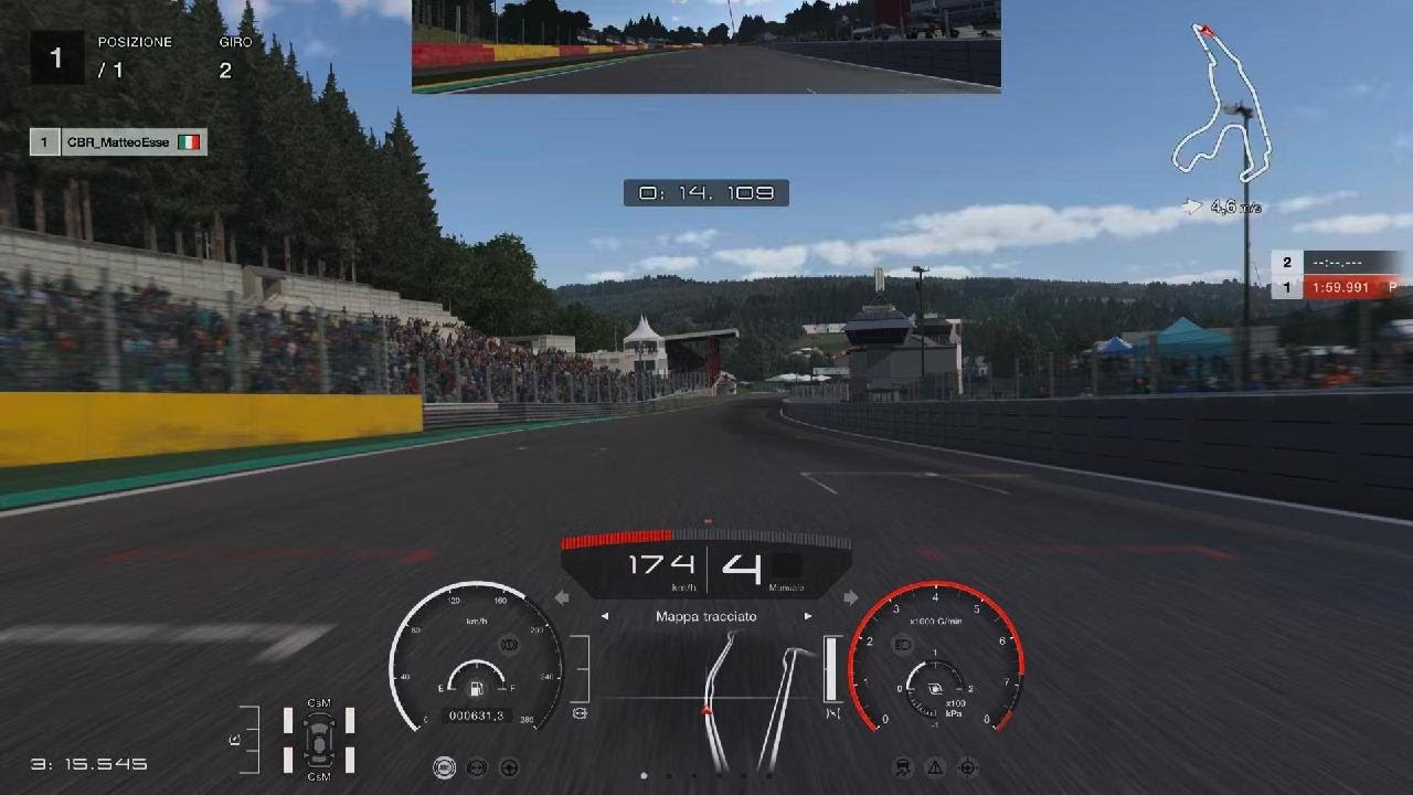 Hotlap UNION CSI SPA full tank - YouTube