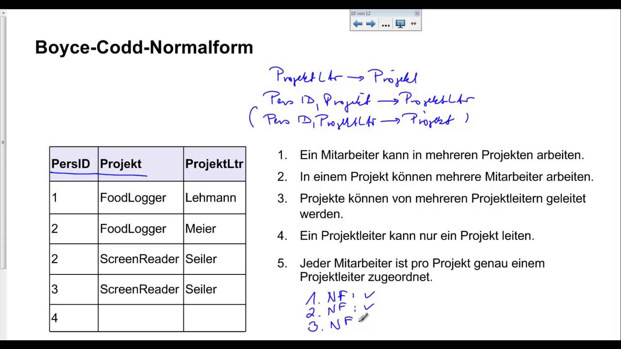 06-10 Normalformen: BCNF - YouTube