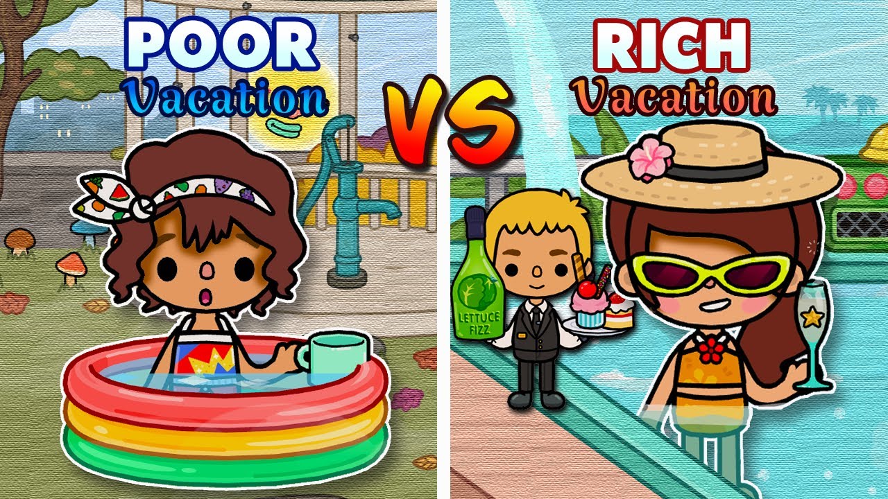 POOR VACATION vs RICH VACATION | Toca Life Story | Toca Boca - YouTube