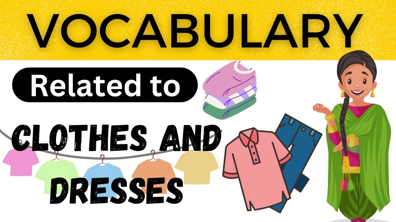 Clothes and dresses - Vocabulary | English vocabulary words | #english ...