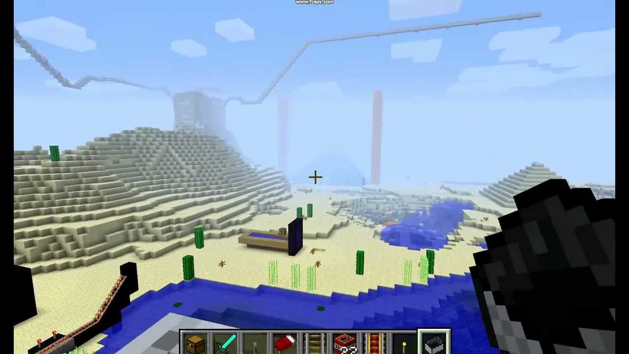 Minecraft - roller coaster Part 1/6 - YouTube