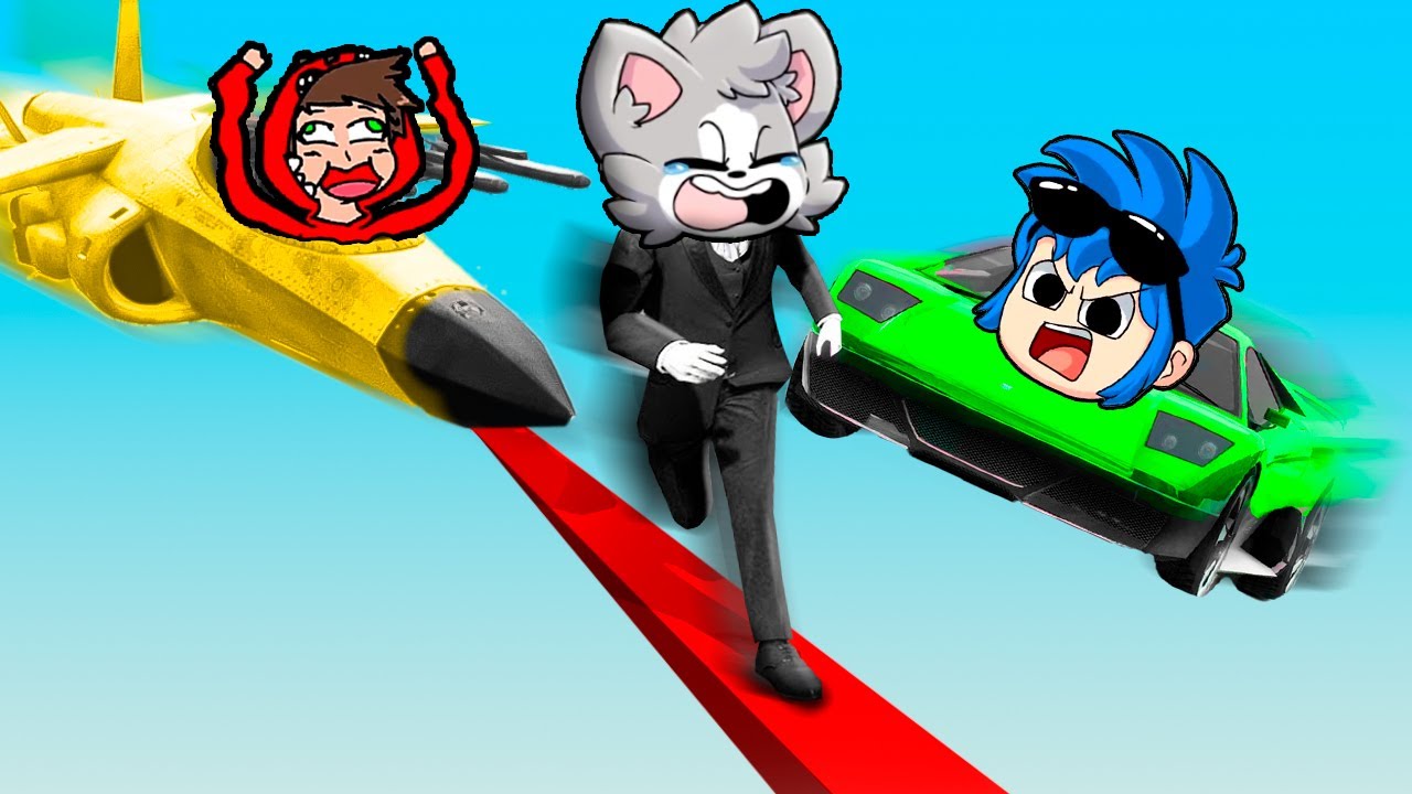 ¡NADIE PUEDE TIRAR a ACENIX! 😂🏃‍♂️ AUTOS vs CORREDORES en GTA 5 - YouTube