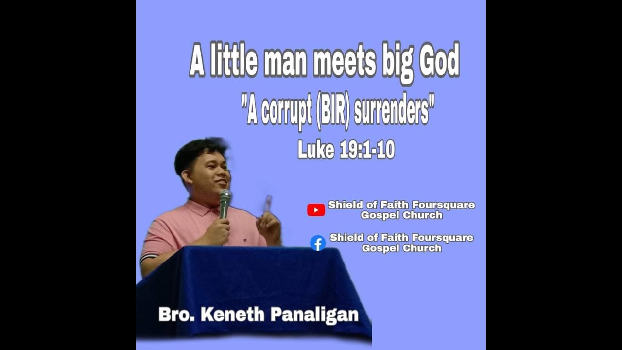 LITTLE MAN MEETS BIG GOD/ LUKE19:1-10 - YouTube
