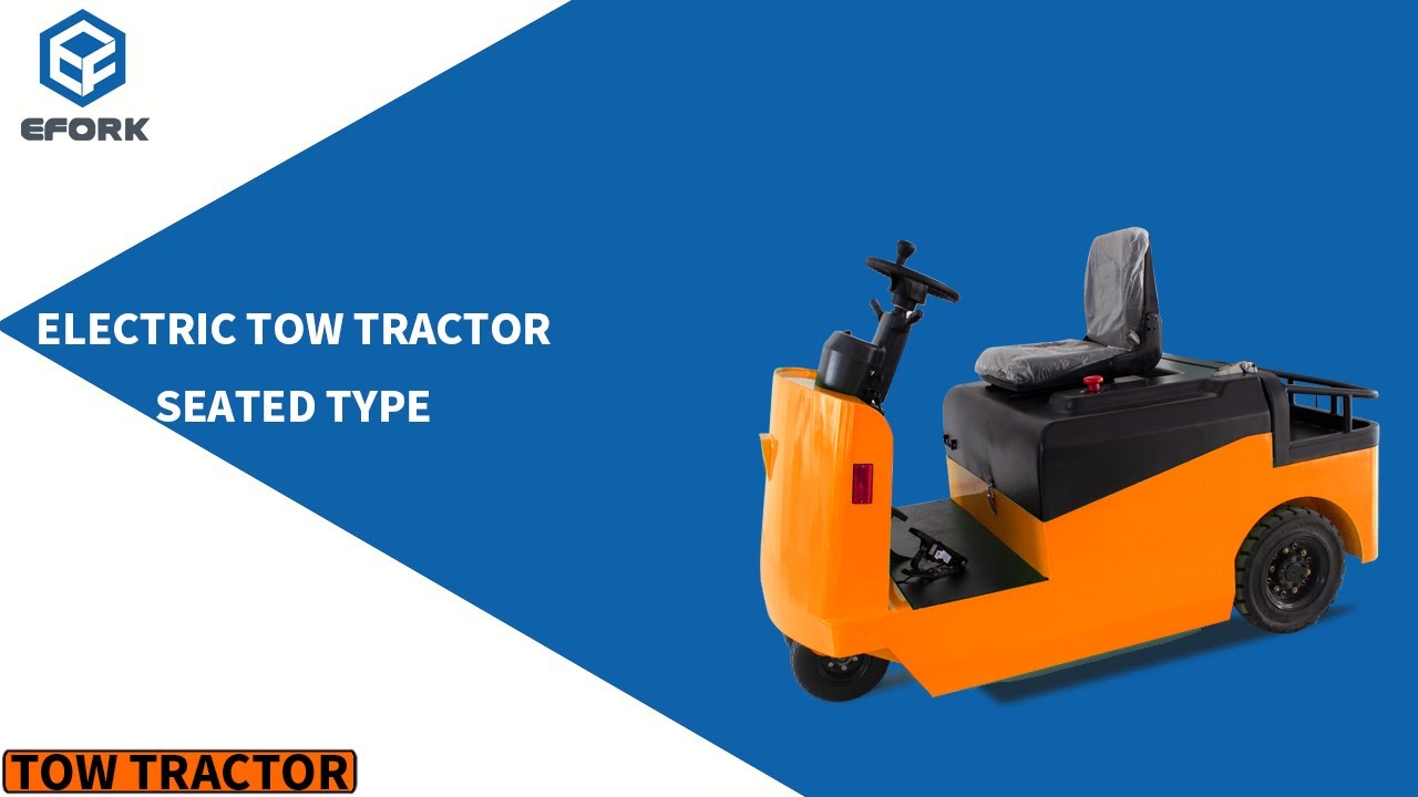 EFORK CUSTOMIZED GARBAGE TOW TRACTOR. - YouTube