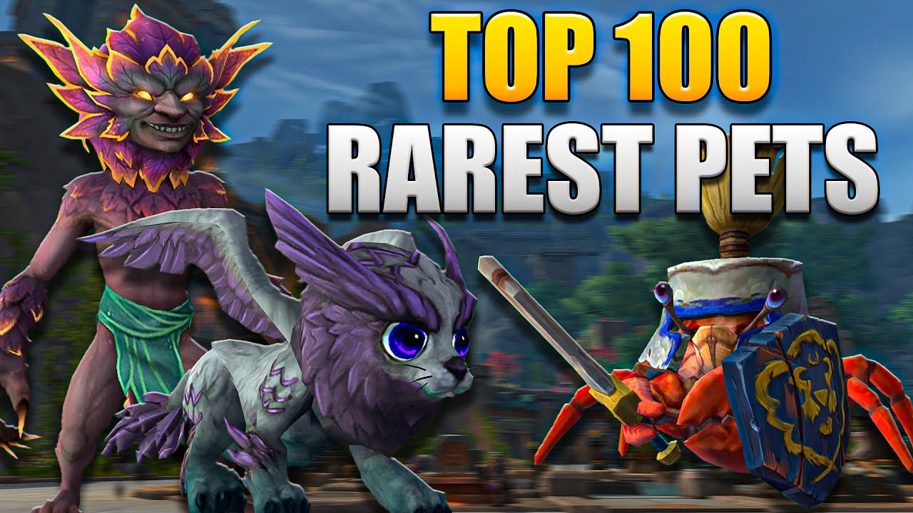 The Top 100 Rarest Obtainable Pets In World Of Warcraft - YouTube