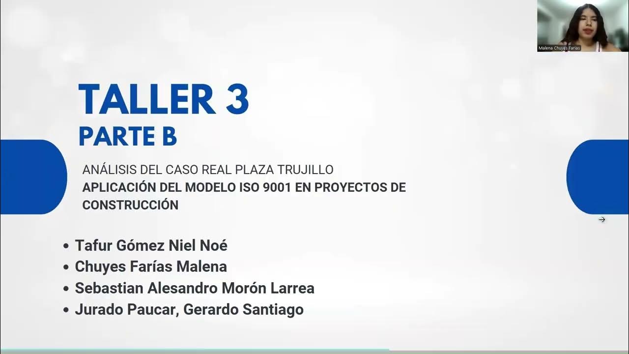 Taller 3 A B ANALISIS MODELOS E ISO 9001 GESTION CALIDAD - YouTube
