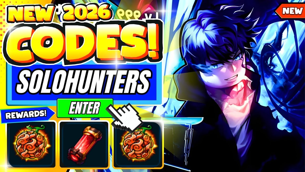 *NEW CODES!!* ALL NEW *WORKING* CODES IN SOLO HUNTERS CODES 2026 ...