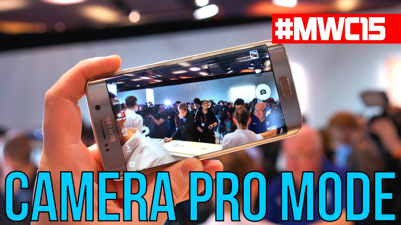 First Look: Pro photo mode on the Samsung Galaxy S6 - YouTube