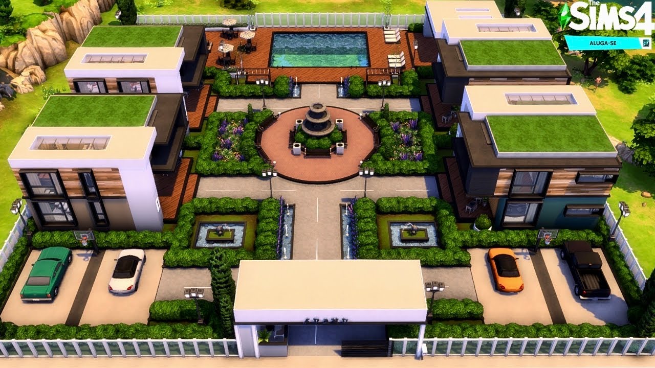 CONDOMINIO MODERNO | The Sims 4| Speed Build | PLAY SIMMERS COLLAB ...