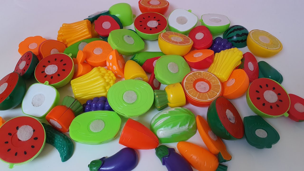 8 Minutes Satisfying With Barbie Healthy Vegetables And Fresh Fruit ...