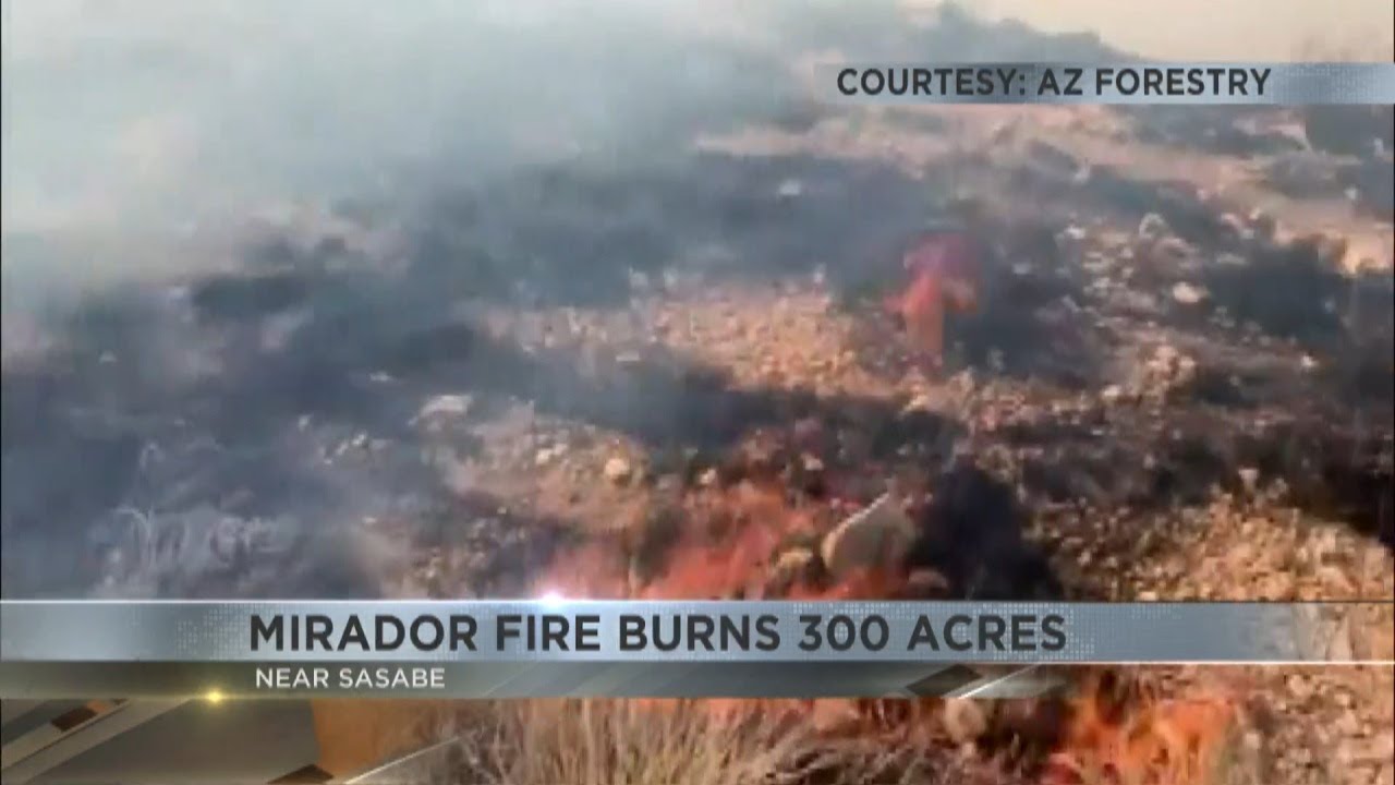 Mirador Fire has burned 300 acres - YouTube