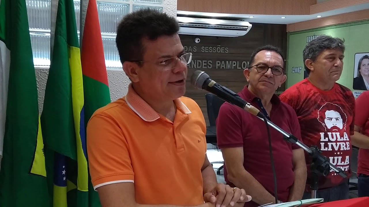 Juninho Alves na posse do diretório do PT - YouTube