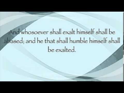 King James Version Bible Matthew 23 12 - YouTube