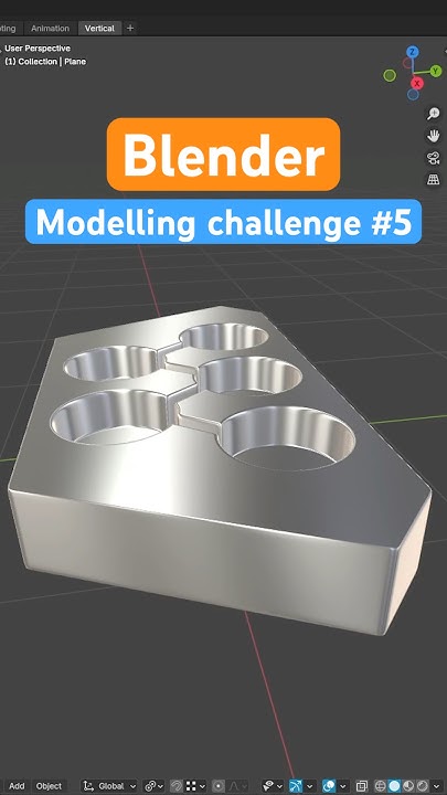 Blender Modelling Challenge 5 | #blender3d #blender3dmodelling #blendertutorial - YouTube