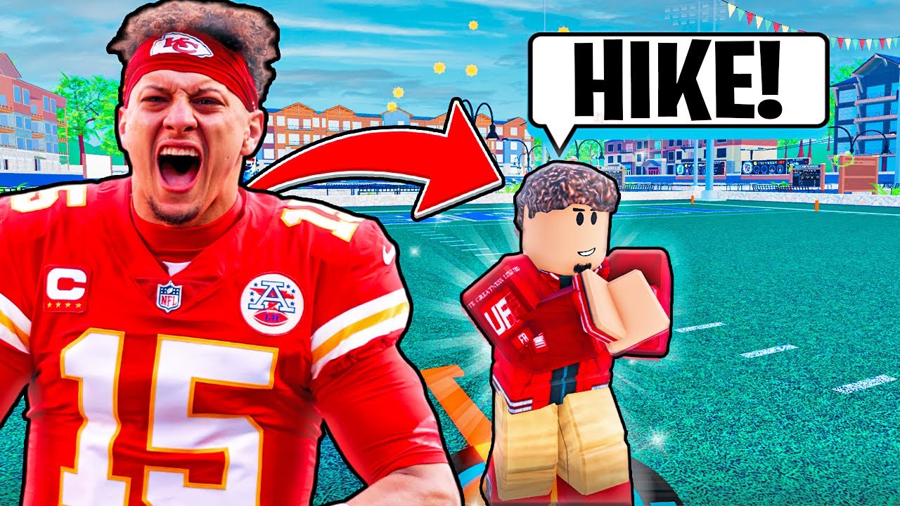 Patrick Mahomes Pulls up to the PARK In Ultimate Football! - YouTube