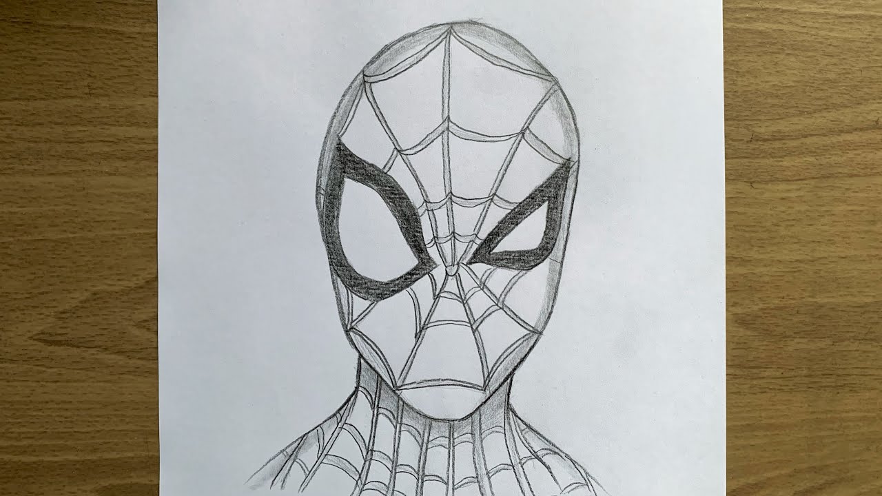 How to Draw Spiderman step-by-step || Easy Spiderman Drawing for ...