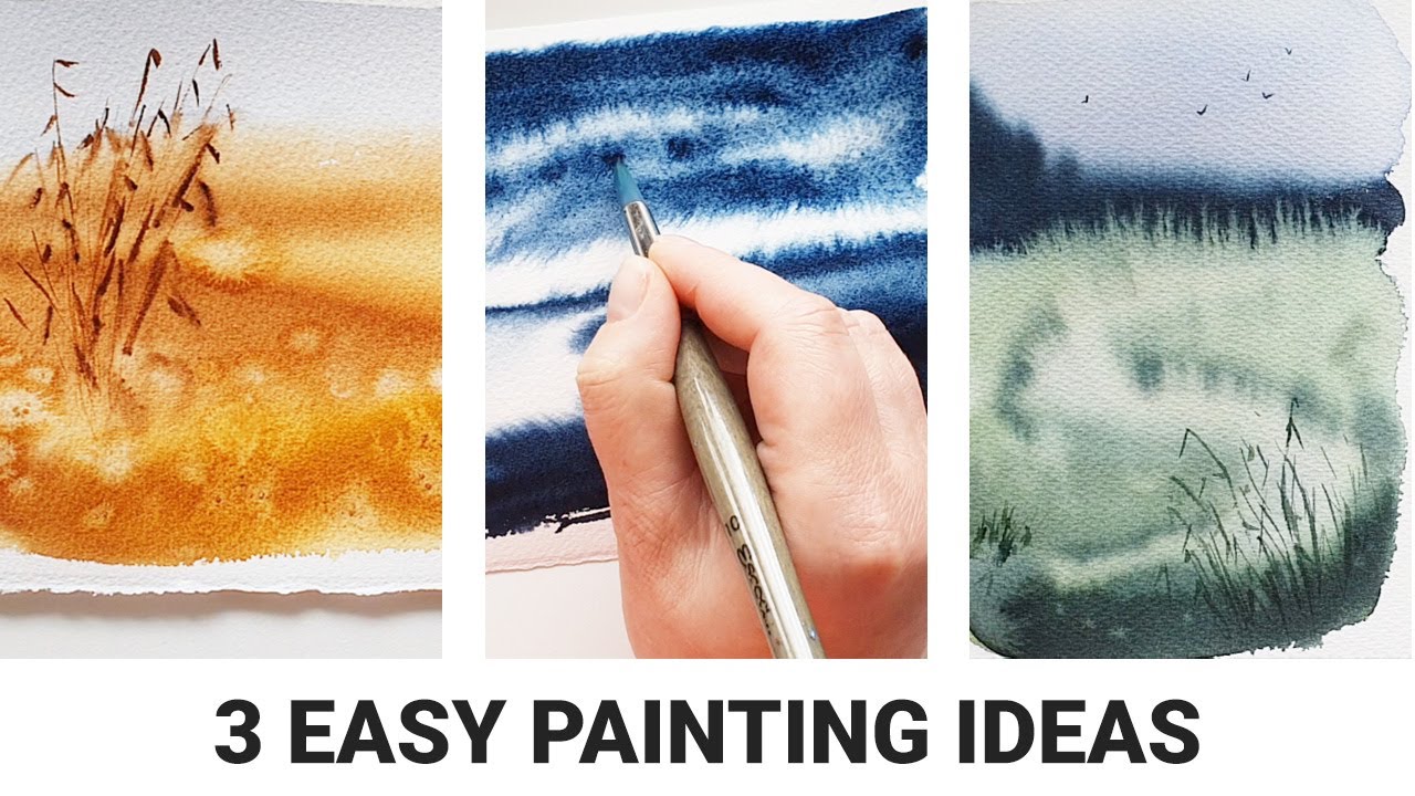 Easy Watercolor Painting Ideas for Beginners Step by Step in a Loose ...
