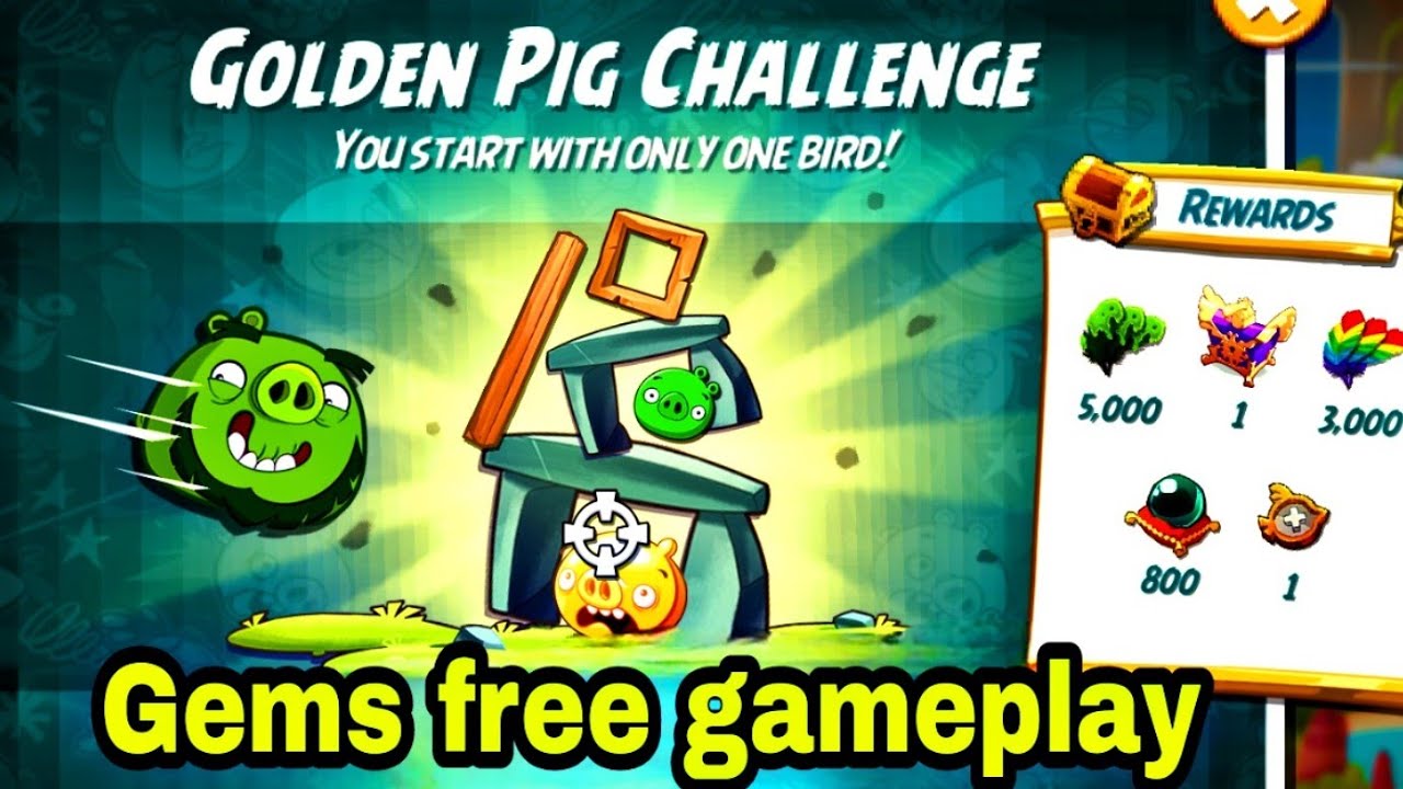 Angry birds 2 the golden pig challenge 23 Aug 2025 with leo gems free# ...