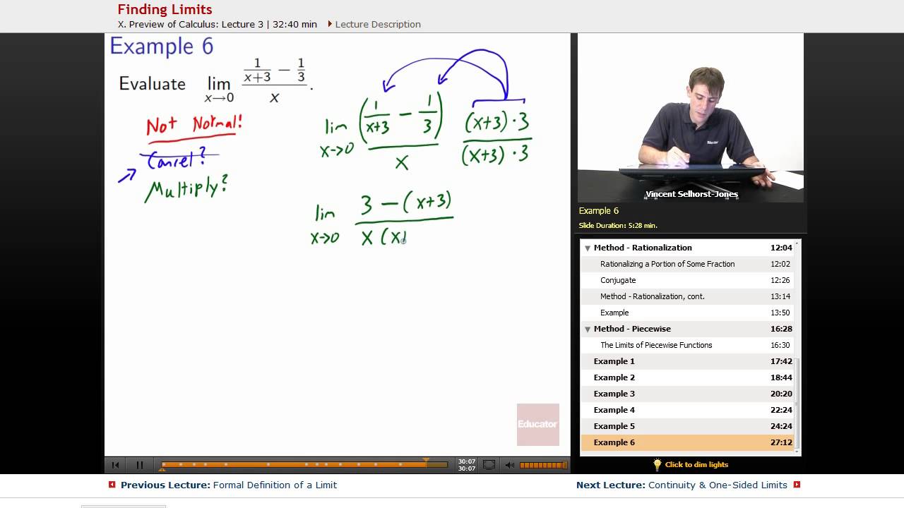 Precalculus - Finding Limits - YouTube