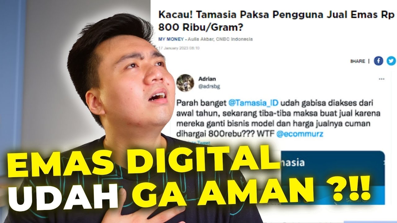 Kasus Aplikasi Emas Digital Tamasia | Ternyata Bodong Gak Punya Izin! - YouTube