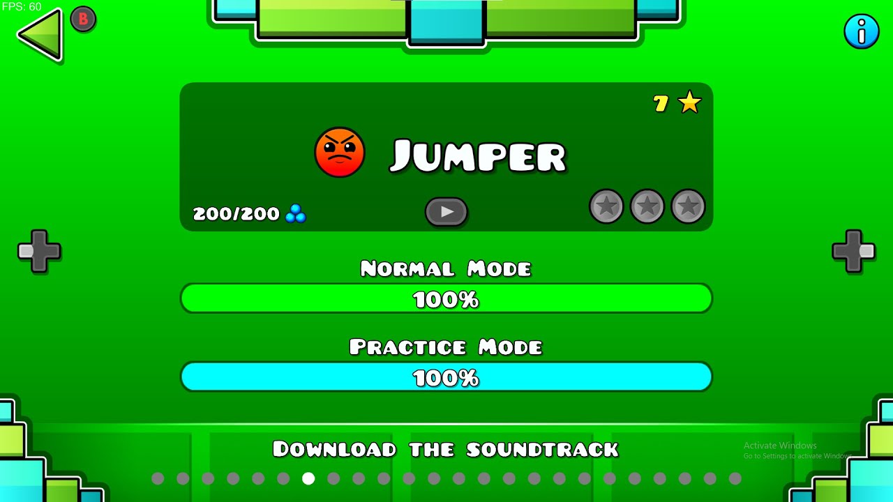 Jumper! Geometry Dash Full Level - YouTube